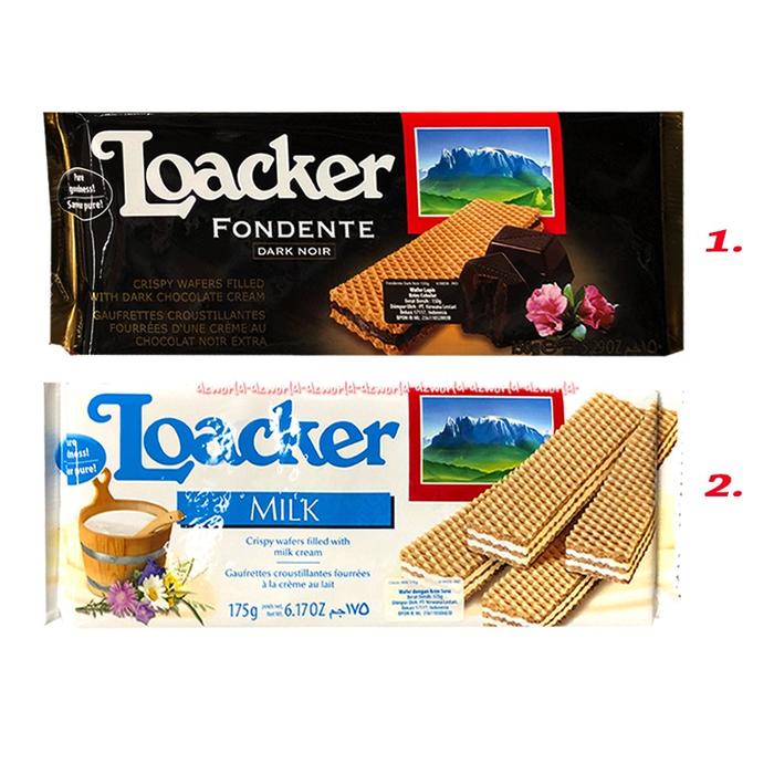 Jual Loacker Milk Fondente Crispy Wafer Filled Wafer Loaker Rasa Susu ...