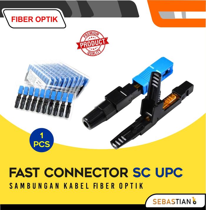 Jual fiber optic fast connector sc-upc model bs fastcon fo - Kota ...