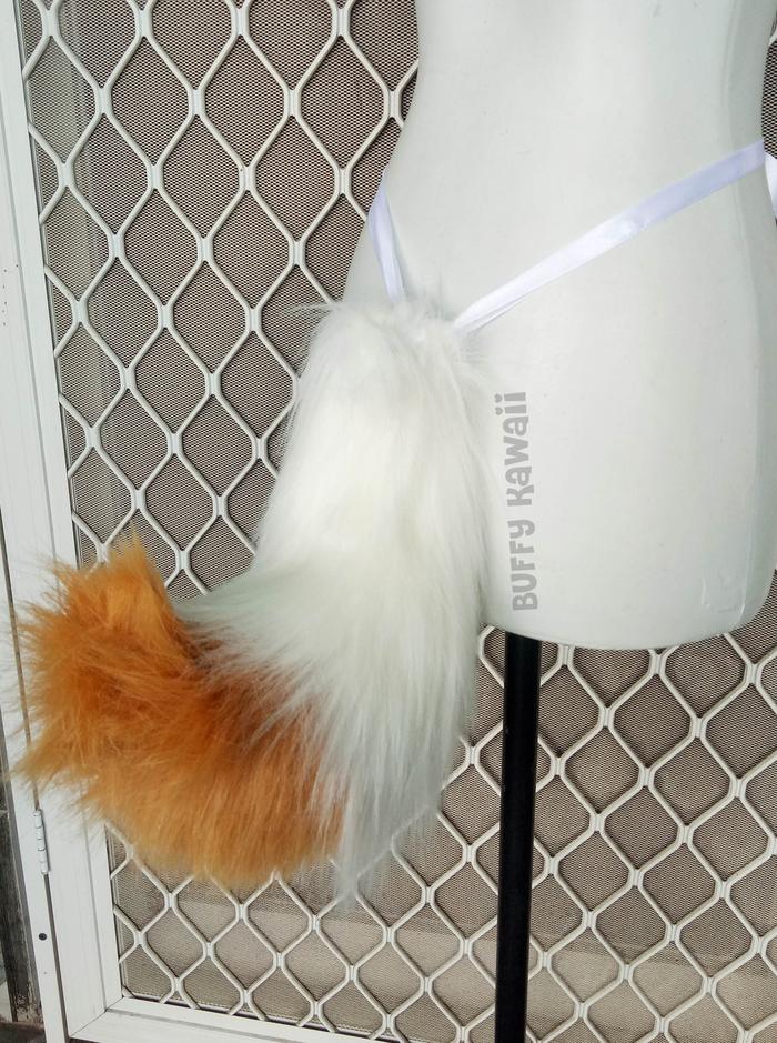 Jual FOX TAIL SMALL ORANGE - hitam-putih - Kab. Sidoarjo - Buffy Kawaii ...