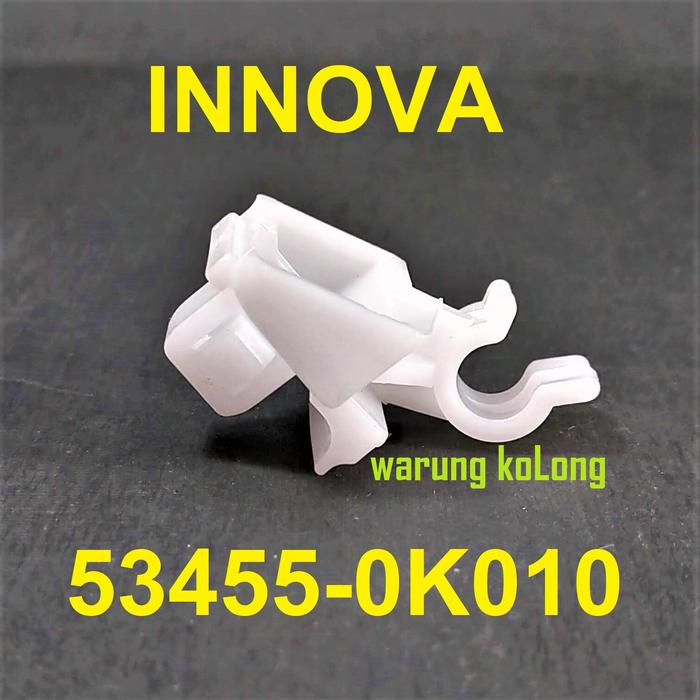 Jual Plastik tiang Kap Mesin INNOVA 53455-0K010 clamp hood dudukan ...