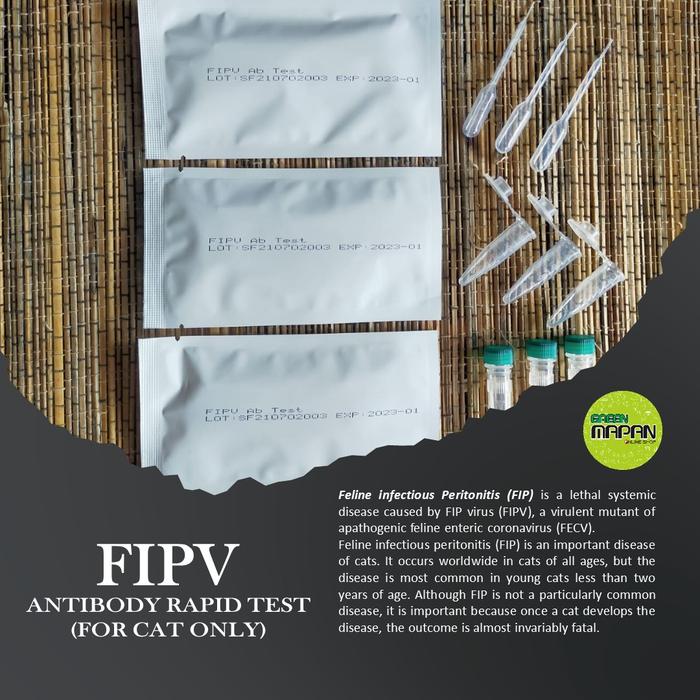 Jual Home Rapid Test Kucing FIPV - Feline Infectious Peritonitis Virus ...