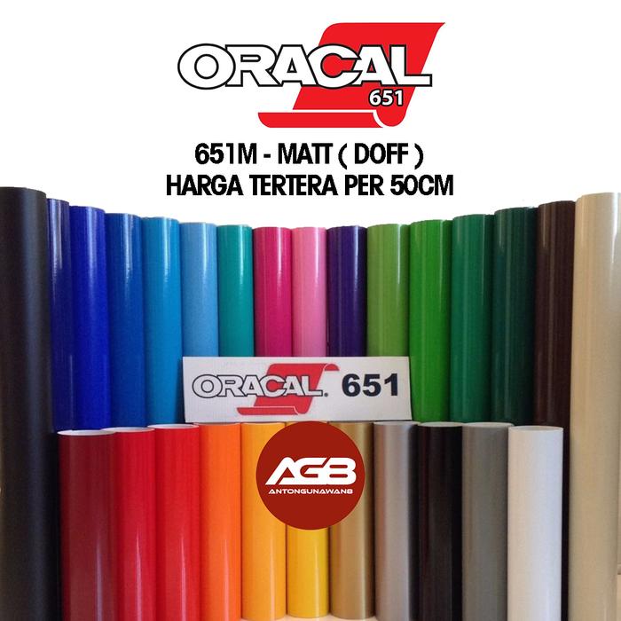 Jual Sticker ORACAL 651M Matte DOFF GERMANY - Kota Kediri ...