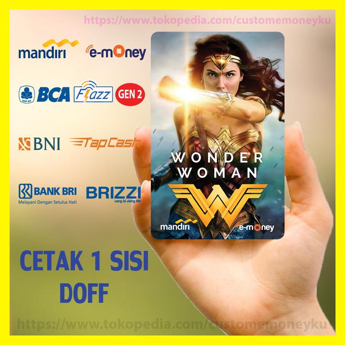 Jual KARTU EMONEY MANDIRI BCA GEN 2 BNI BRI SUPERHERO WONDER WOMAN DC ...