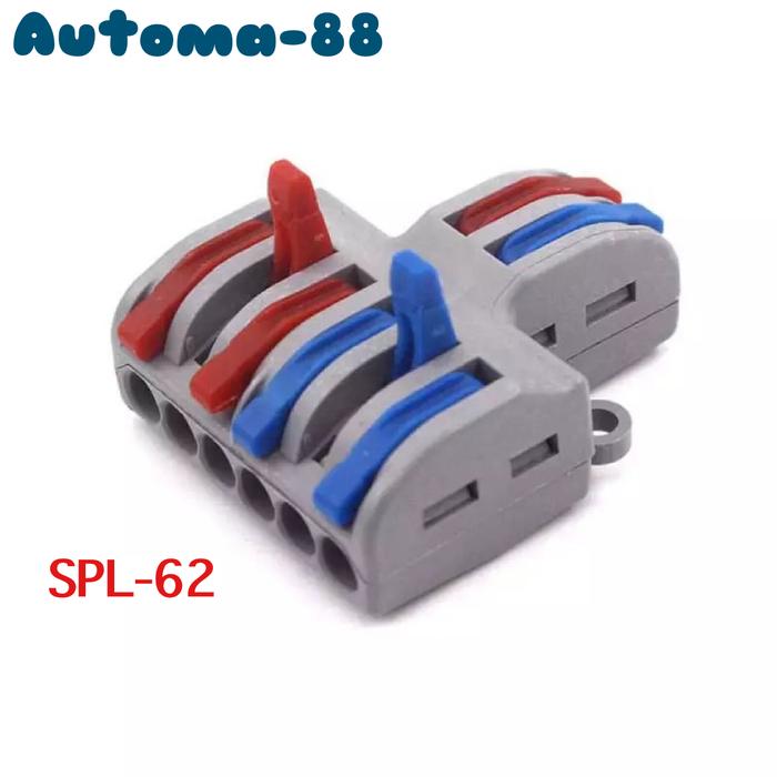 Jual Terminal Konektor kabel cabang 2-6 2-4 uni splitter 2x6 2x4 SPL-62 ...