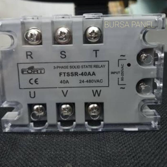 Jual AC-AC Solid State Relay SSR 3phase 60A FTSSR-60AA FORT - Jakarta Pusat - Bursa Panel ...