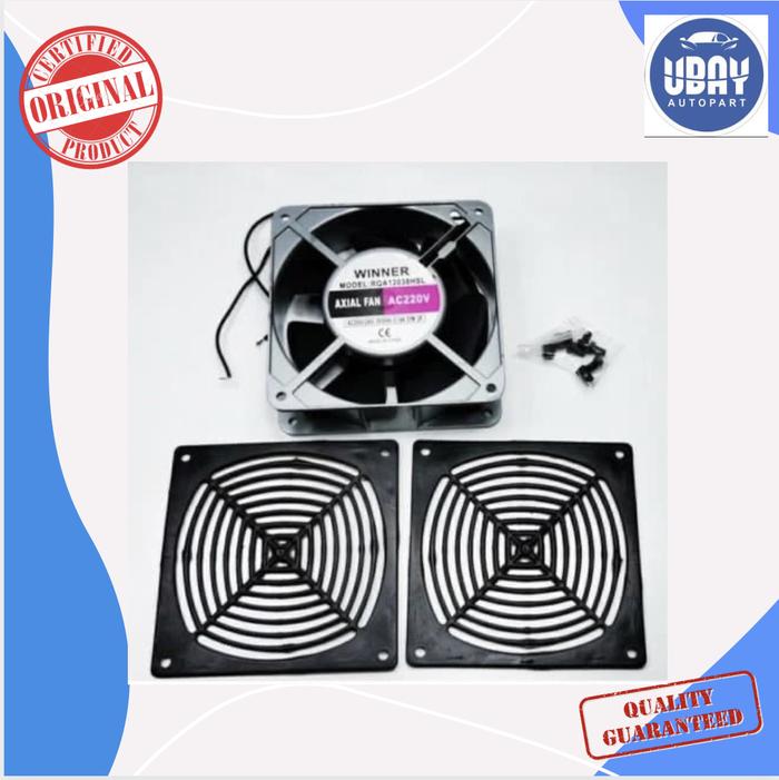 Jual Cooling Fan AC 220 V Kipas komputer pendingin panel blower 12cm ...