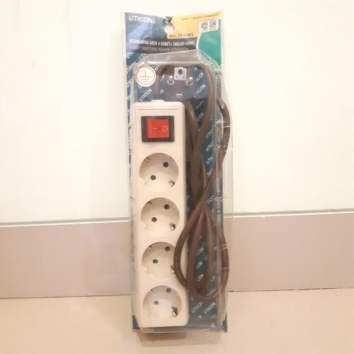 Jual EXTENSION cable UTICON sambungan 4 lubang ST-1482 - Jakarta Utara ...