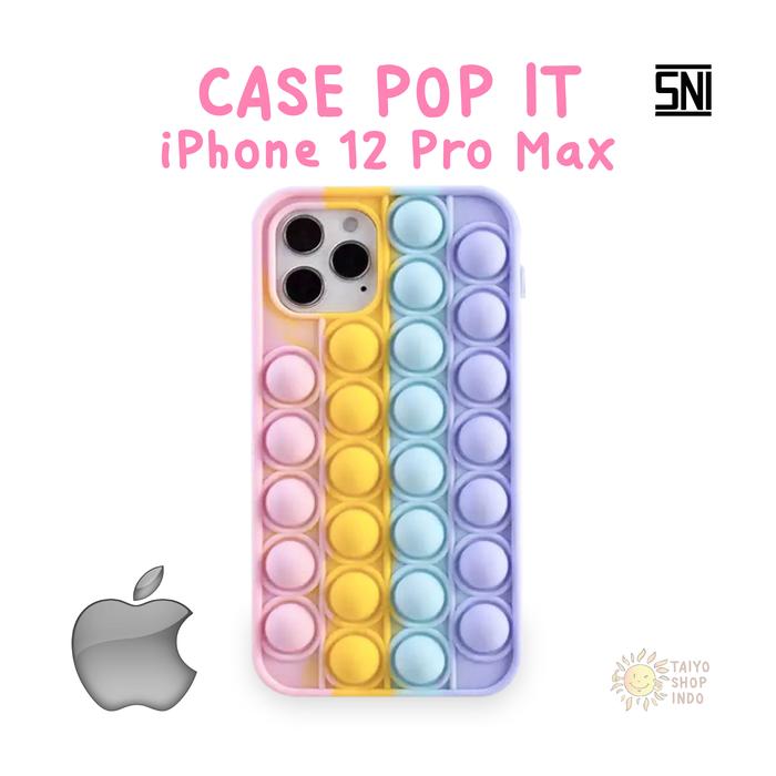 Promo Case Pop It Rainbow Iphone 12 Pro Max Casing Viral TikTok - Kota ...