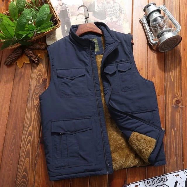 Jual rompi pria beludru/ Rompi pria hangat/ Riezta Jacket - Army, XXL ...