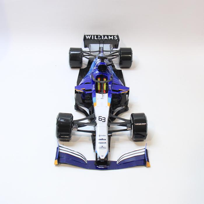 Jual Williams Racing 2021 (FW43B) Papercraft Model - 1/15 Scale - Soft ...