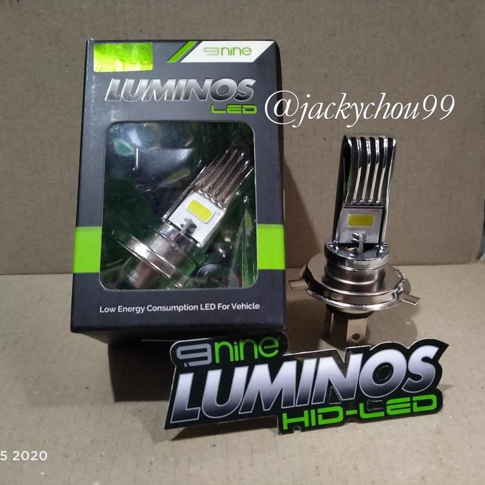 Jual LAMPU LED MOTOR ORIGINAL 9NINE LUMINOS H4 HS1 CHIP COB AC DC 2 ...