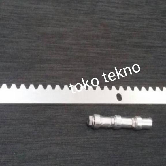 Jual Rel Pintu Sliding Gear Rack Pagar Otomatis | Rel Autogate Steel ...