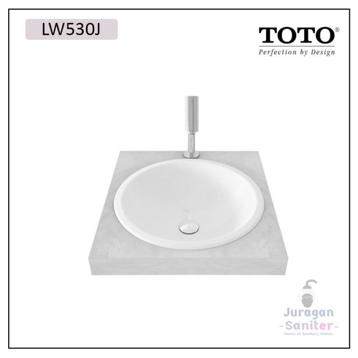 Jual TOTO LW530J Wastafel tanam komplit set murah - Jakarta Selatan ...