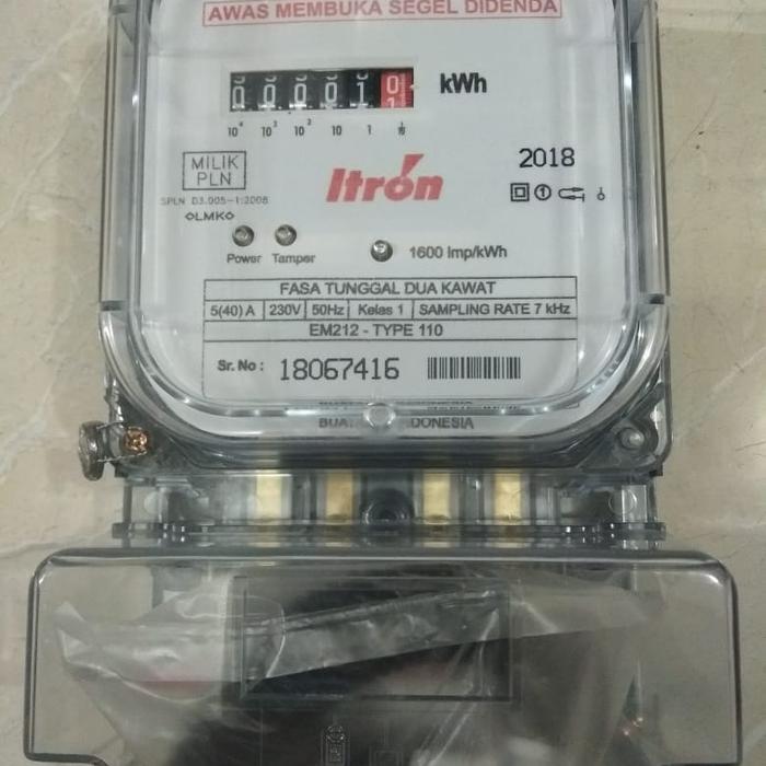 Jual kWh meter itron semi prabayar 1 pas 5.40A - Kota Bekasi - bonta ...