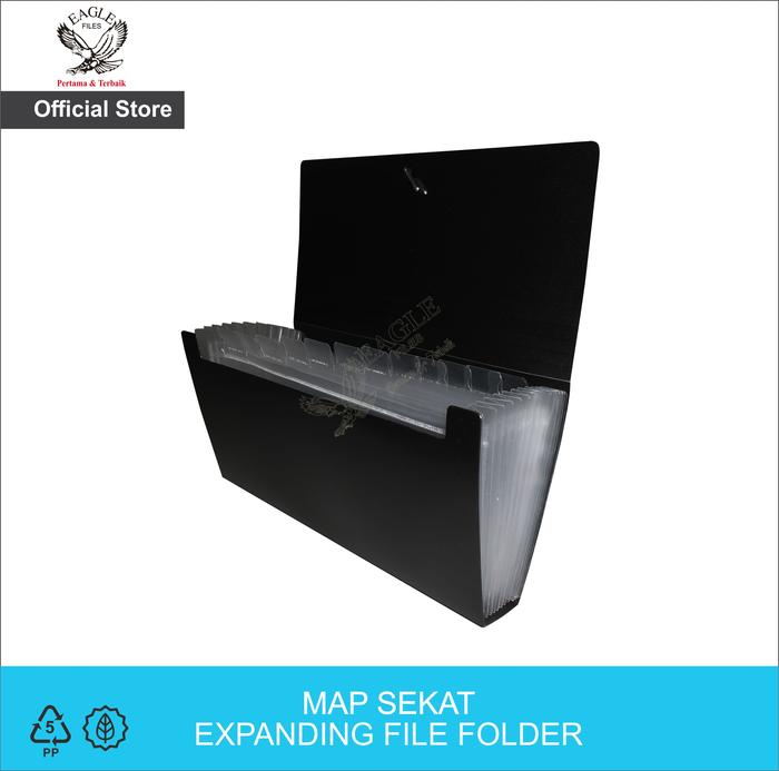 Jual Map Expanding File EAGLE Giro Size B6 Karet Elastis 13 Pocket E ...