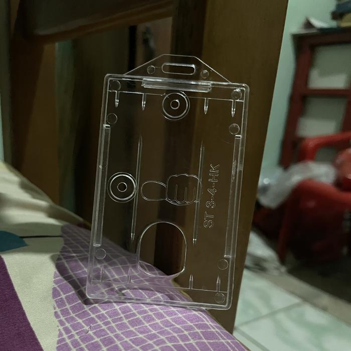 Jual Name tag bahan acrylic id card bening transparant - Kota Depok ...