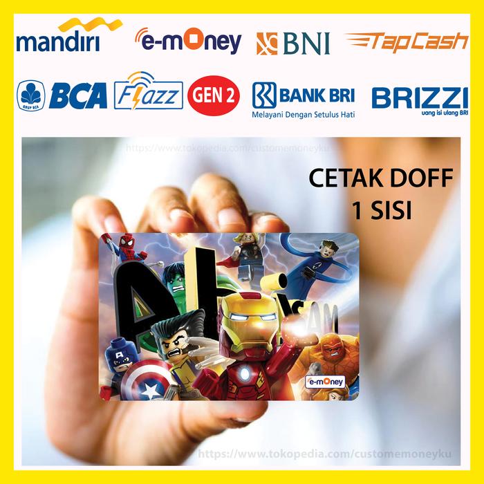 Jual KARTU EMONEY MANDIRI BCA GEN 2 BNI BRI SUPERHERO AVENGERS LEGO ...