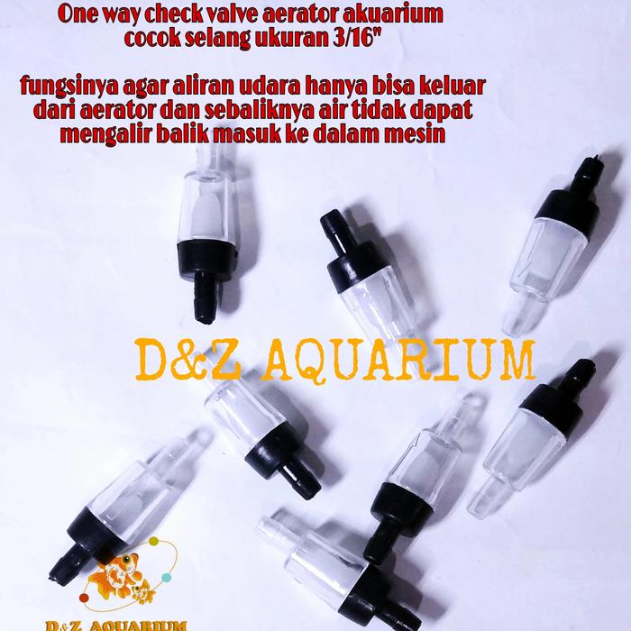 Jual Check Valve Acrylic Aerator Aquarium Menjaga Aliran Udara Valve ...