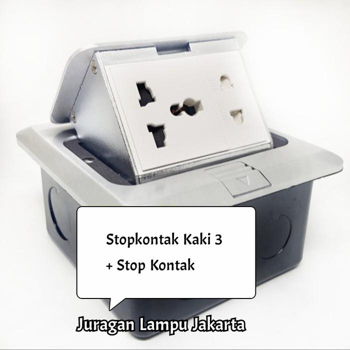 Jual Stop kontak lantai arde stopkontak tanam lantai stop kontak floor ...
