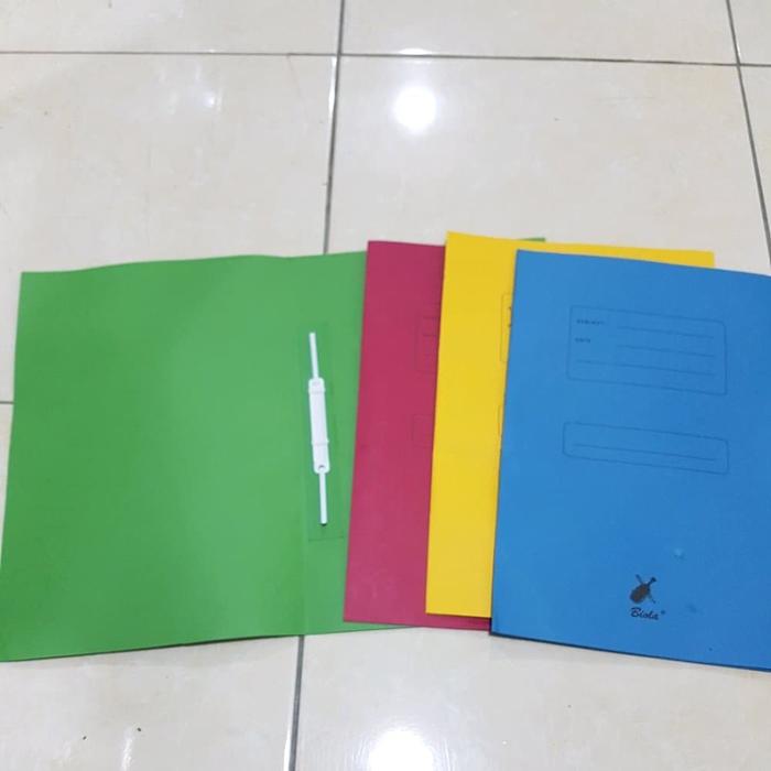 Jual Stopmap / Map biola + acco / Map acco biola 5001 - Merah - Kota ...