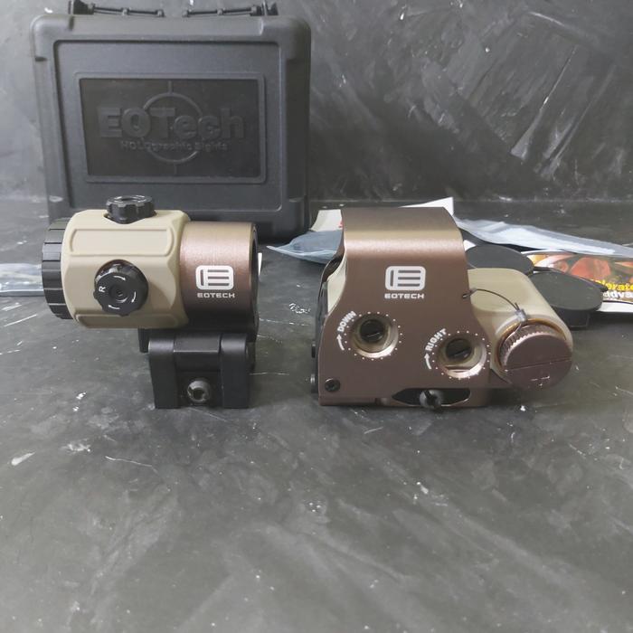Jual holosight eotech xps 3-2 with g43 magnifier holo xps antishock aeg ...