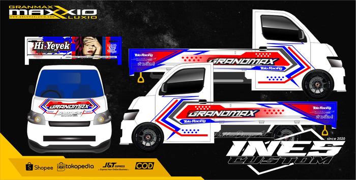 Jual stiker decal grandmax pickup racing - Kab. Jombang - Ines custom ...