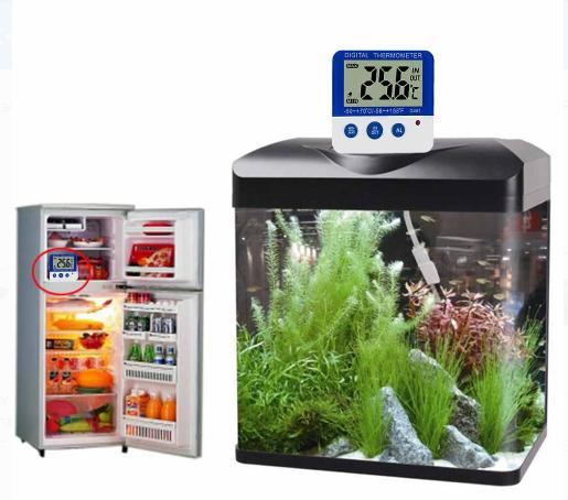 Jual Termometer Digital Outdoor/kulkas, Freezer Fridge Thermometer ...