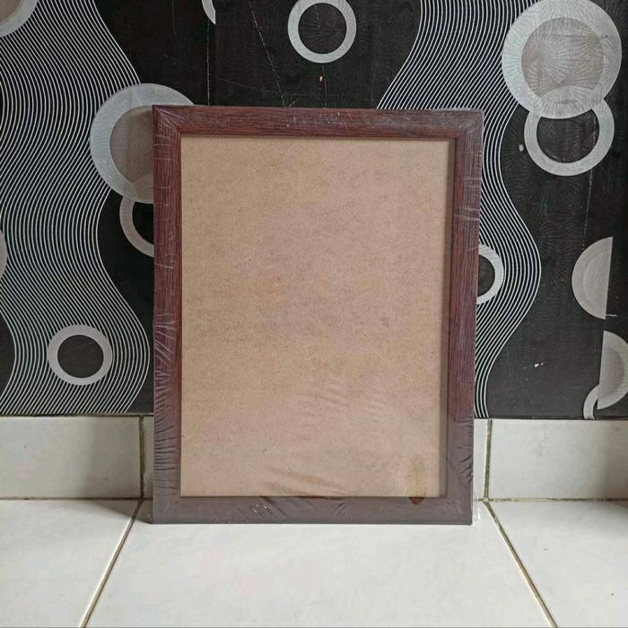 Jual Bingkai foto 40x60 full tanpa kaca Minimalis 3 cm - Coklat serat ...
