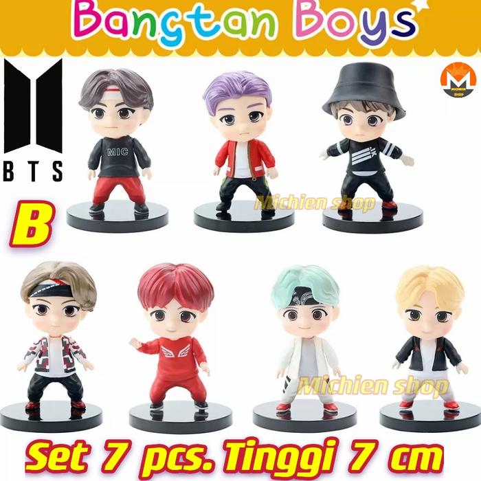 Jual KPOP Star Group Bt21 Mainan Action Figure 7 Model 7 Buah Terbaru ...