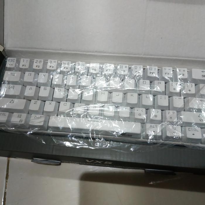 Jual vortex vx5 non pro white mechanical keyboard mod lubed brown ...