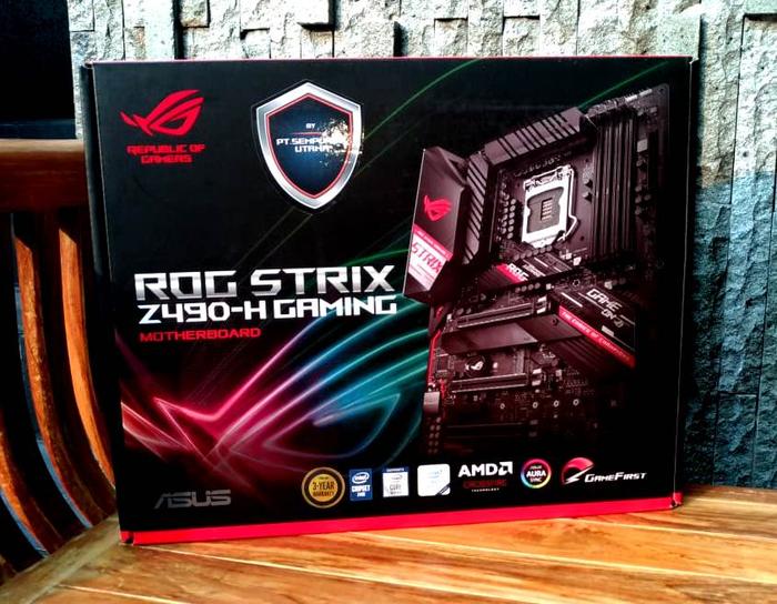Jual ASUS ROG STRIKE Z490H GAMING | MOBO INTEL1200 GEN 10&11 PROMO RDY ...