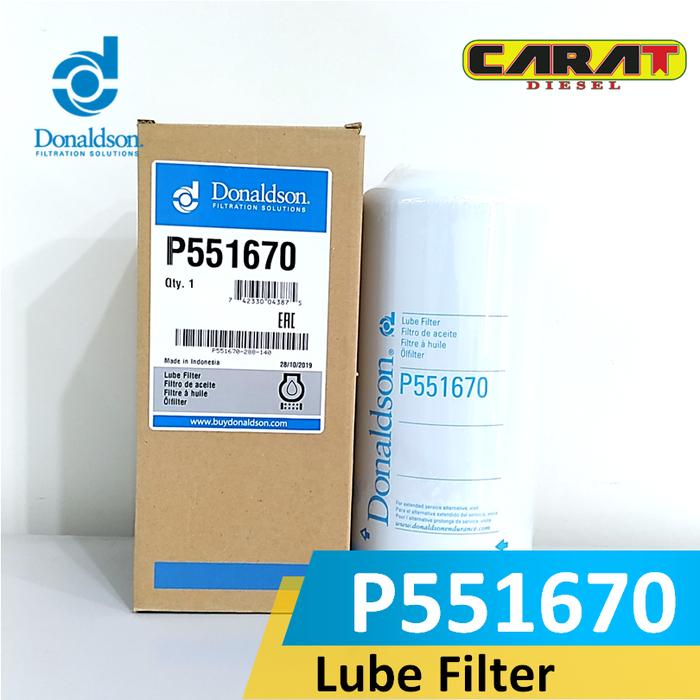 Jual P551670 DONALDSON LUBE FILTER (Filter Oli) Spin On Full Flow ...