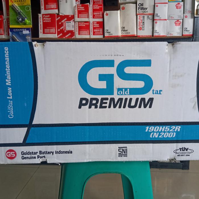 Jual Aki Truk/ Genset/ GS Goldstar Premium N200/ 190H52 12V 200AH/ GS N 200 - Kota Medan - megah ...