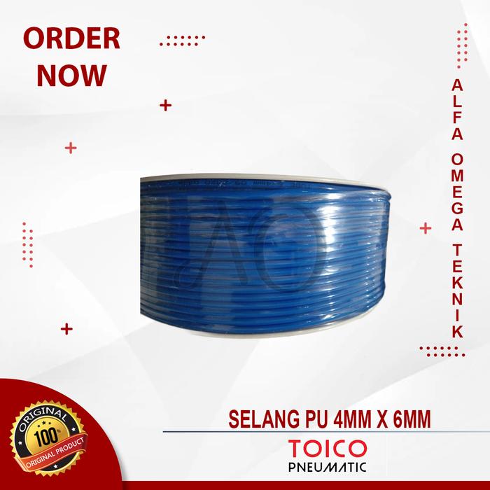 Jual SELANG ANGIN PNEUMATIC POLYURETHANE 6MM PNEUMATIK HOSE PU 06MM x ...