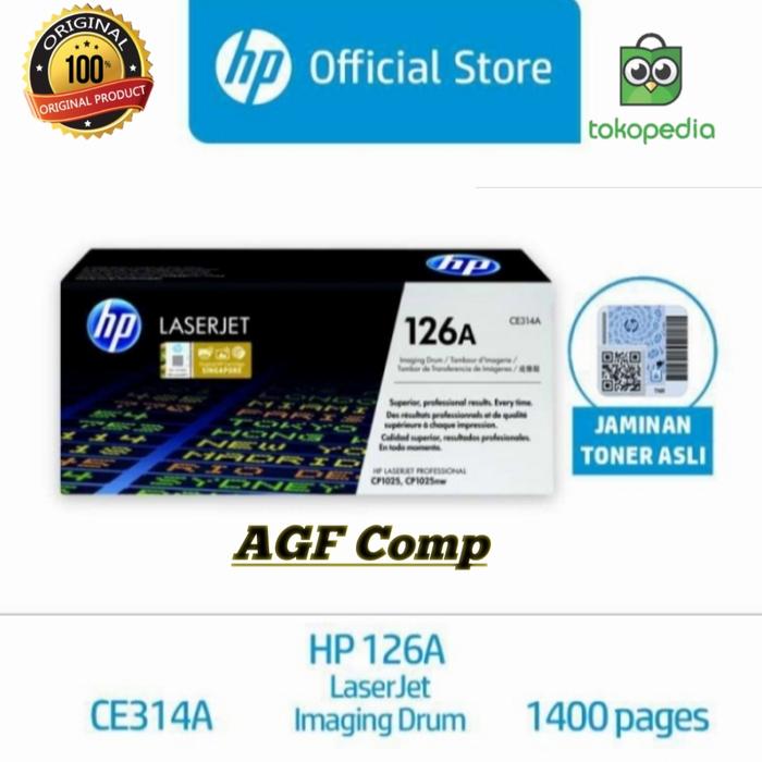 Jual TONER HP LASERJET DRUM 126A(CE314A) ORIGINAL - Jakarta Selatan ...