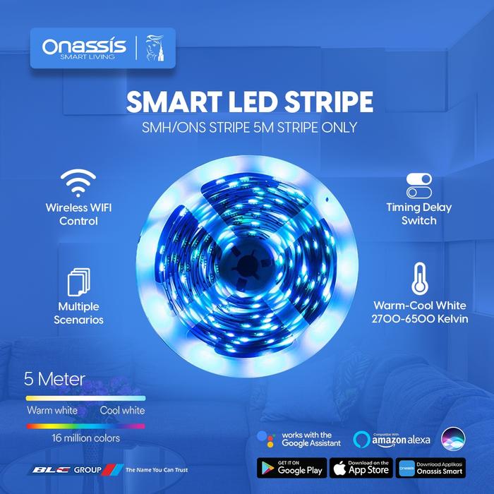 Promo ONASSIS SMART LED STRIPE RGBWW 5 Meter - - ONASSIS BELLUCCI ...