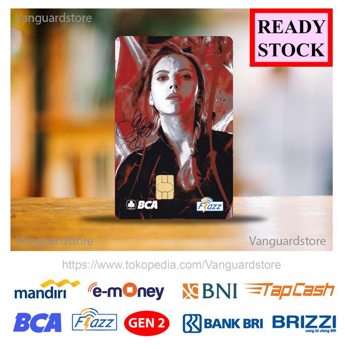 Jual Kartu BCA FLAZZ Avengers Endgame Hero Black Widow 1 sisi -Saldo 25 ...