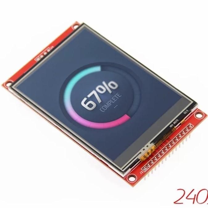 Jual 3.2" LCD TFT Touchscreen SPI Serial ILI9341 240*320 pixel for ...