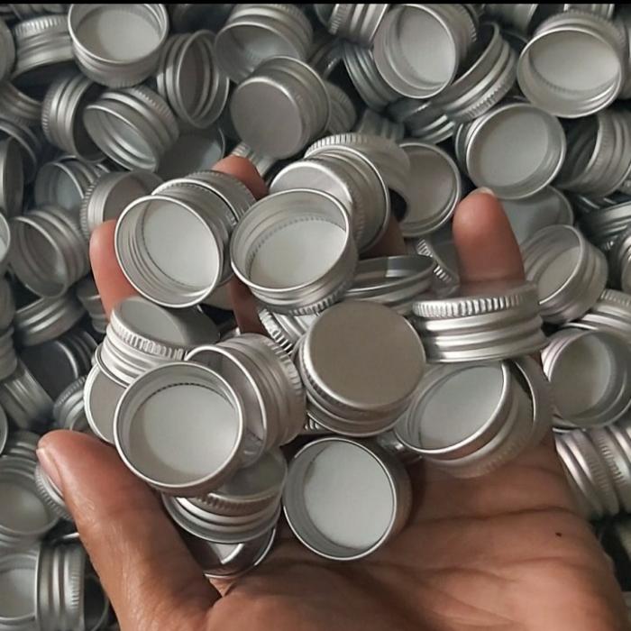 Jual Tutup Botol Ulir Aluminium Neck 24 Silver / Tutup Botol Aluminium ...