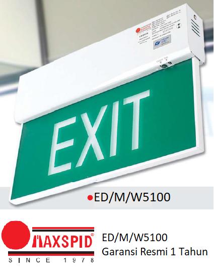 Jual Maxspid EXIT Light|Lampu EXIT Maxspid| Garansi Resmi 1 Tahun ...