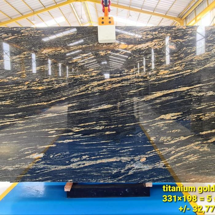 Jual granit titanium gold / granit dinding, lantai, top table - Kota ...