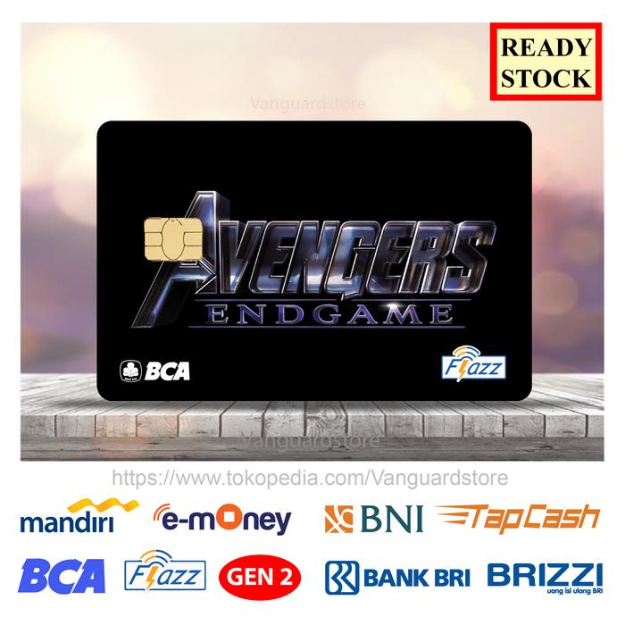 Jual Kartu BCA FLAZZ Superhero Logo Avengers Endgame 1 sisi - Saldo 25 ...