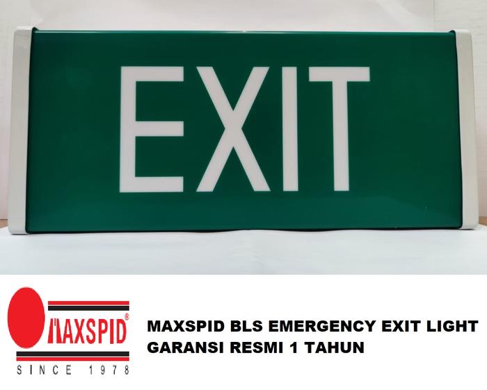 Jual EMERGENCY EXIT LIGHT MAXSPID BOXTER BLS/M/W5100 Garansi Resmi 1 ...