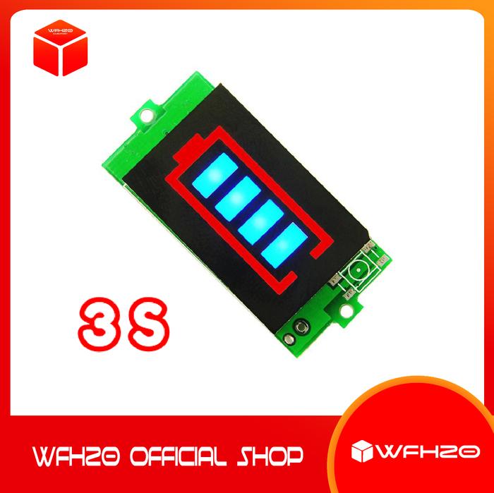 Jual Indikator Kapasitas Baterai Lithium Batery Capacity Indicator 1S ...