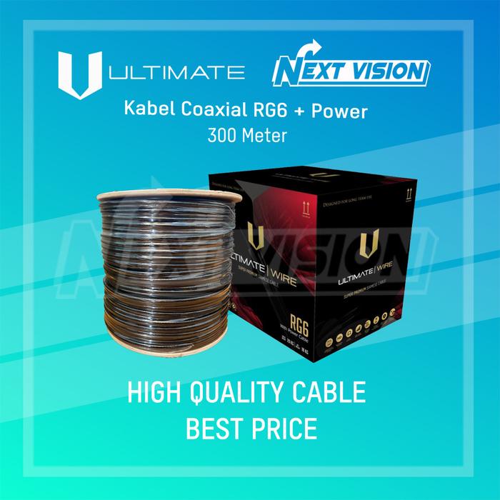 Jual KABEL CCTV RG6+P 300 METER ULTIMATE WIRE - Jakarta Barat - Next ...