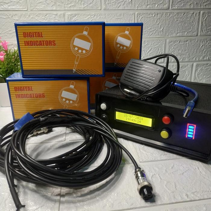Jual Kit Data Logger Oedometer Displacement Dial Indicator Output ...