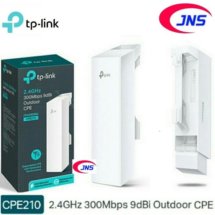 Jual TP-LINK TPLINK CPE210 2.4GHz 300Mbps 9dBi AP Outdoor CPE - Jakarta ...