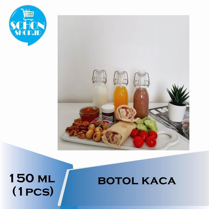 Jual Botol Kaca / Botol Minum Dengan Penutup Kedap Udara K0ken Varian ...