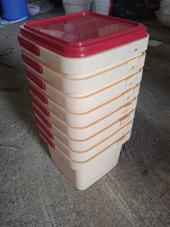 Jual Ember/Box Bekas Adonan Cake/Bakery /Ice Cream kotak 5Kg + TUTUP ...