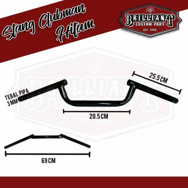 Jual Stang Clubman Caferacer. Black dan Chrome - Kota Depok - Brilliant ...